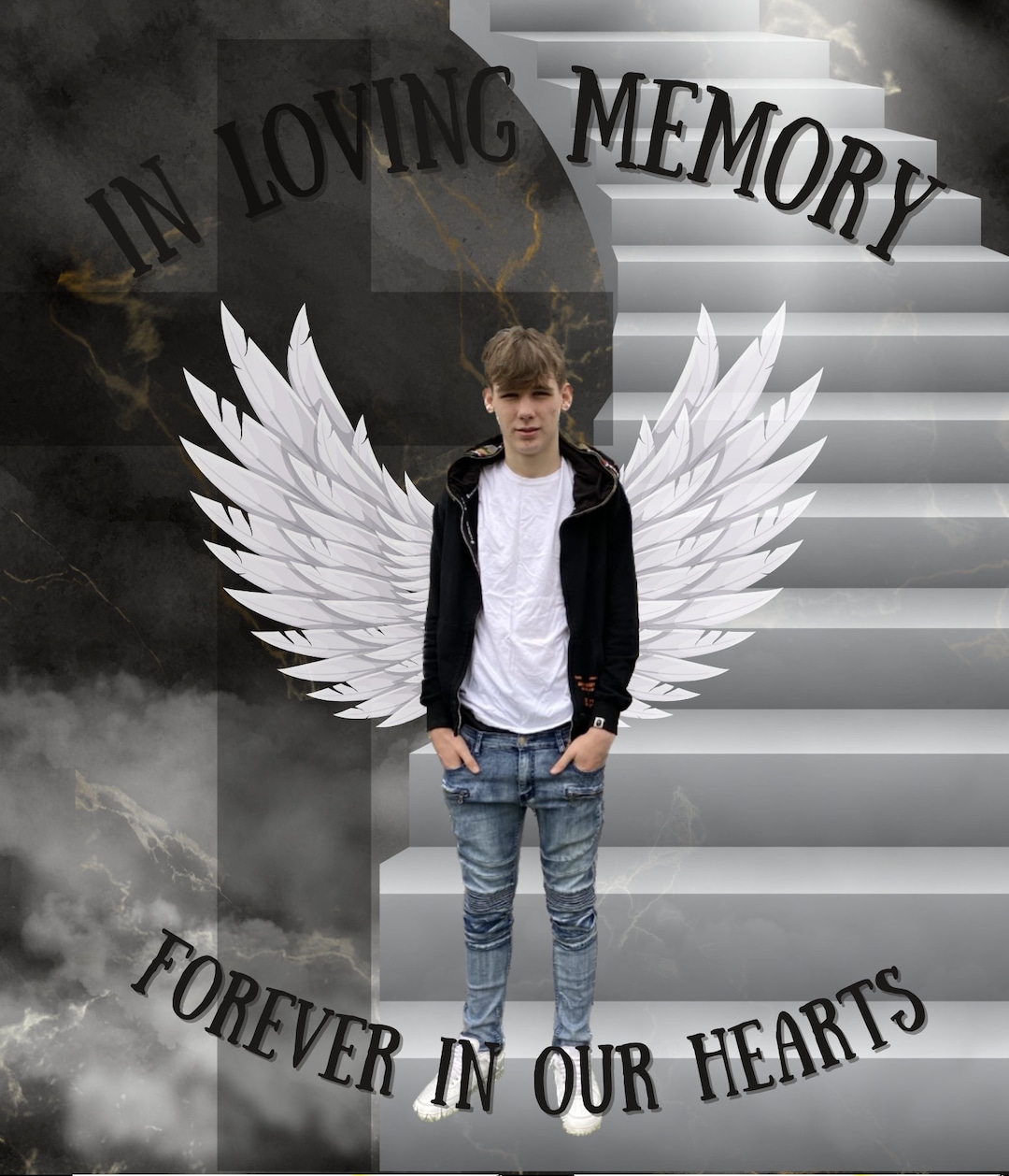 In Loving Memory PNG File, Custom Memorial Tshirt Photo Gifts PNG for ...