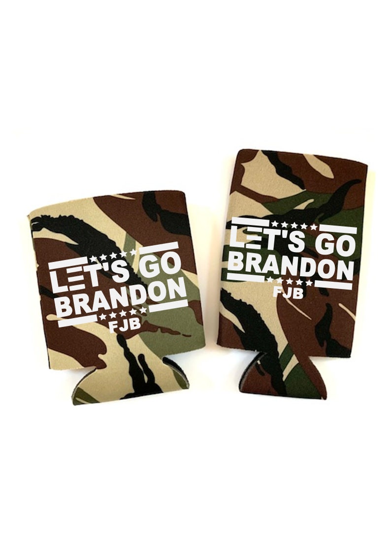 Let's Go Brandon Can Cooler Sleeve Regular Slim Custom - Etsy