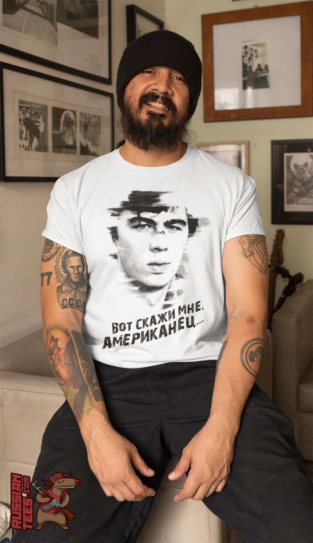 Russian T-shirts, Danila Bagrov Brat-2 Russian Movie Shirt Вот скажи ...