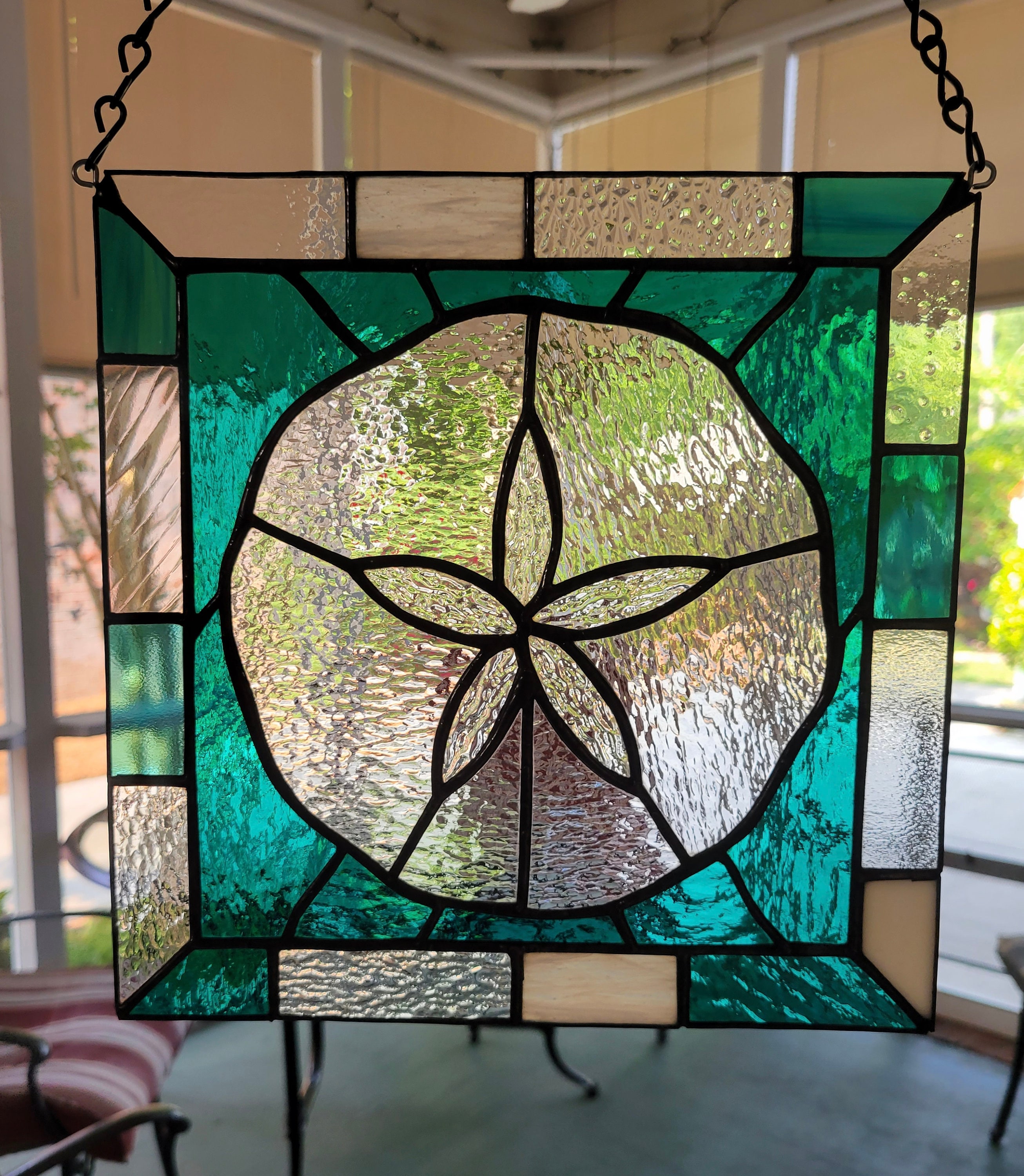 Stained Glass Sand Dollar 10"w X 10"h - Etsy