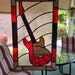 Stained Glass Electric Guitar 9"w X 15"h - Etsy