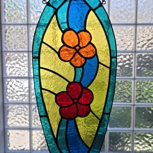 Stained Glass Hibiscus Surfboard 6.5"w X 15.5"h - Etsy