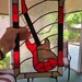 Stained Glass Electric Guitar 9"w X 15"h - Etsy