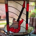 Stained Glass Electric Guitar 9"w X 15"h - Etsy