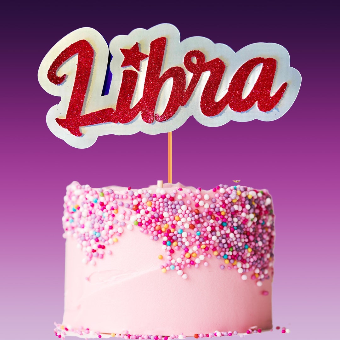 Libra Cake Topper Zodiac Cake Topper Cake Topper Zodiac - Etsy