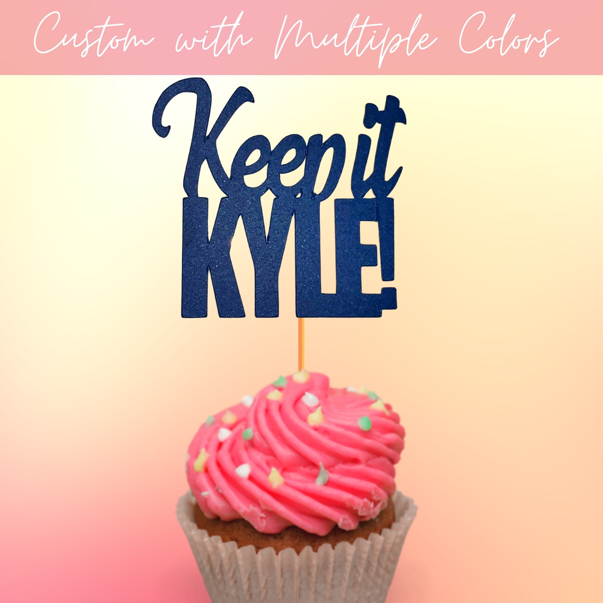 Custom Cupcake Toppers Personalized Cupcake Toppers Custom - Etsy