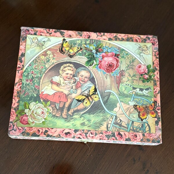 Decorated Cigar Box - Etsy