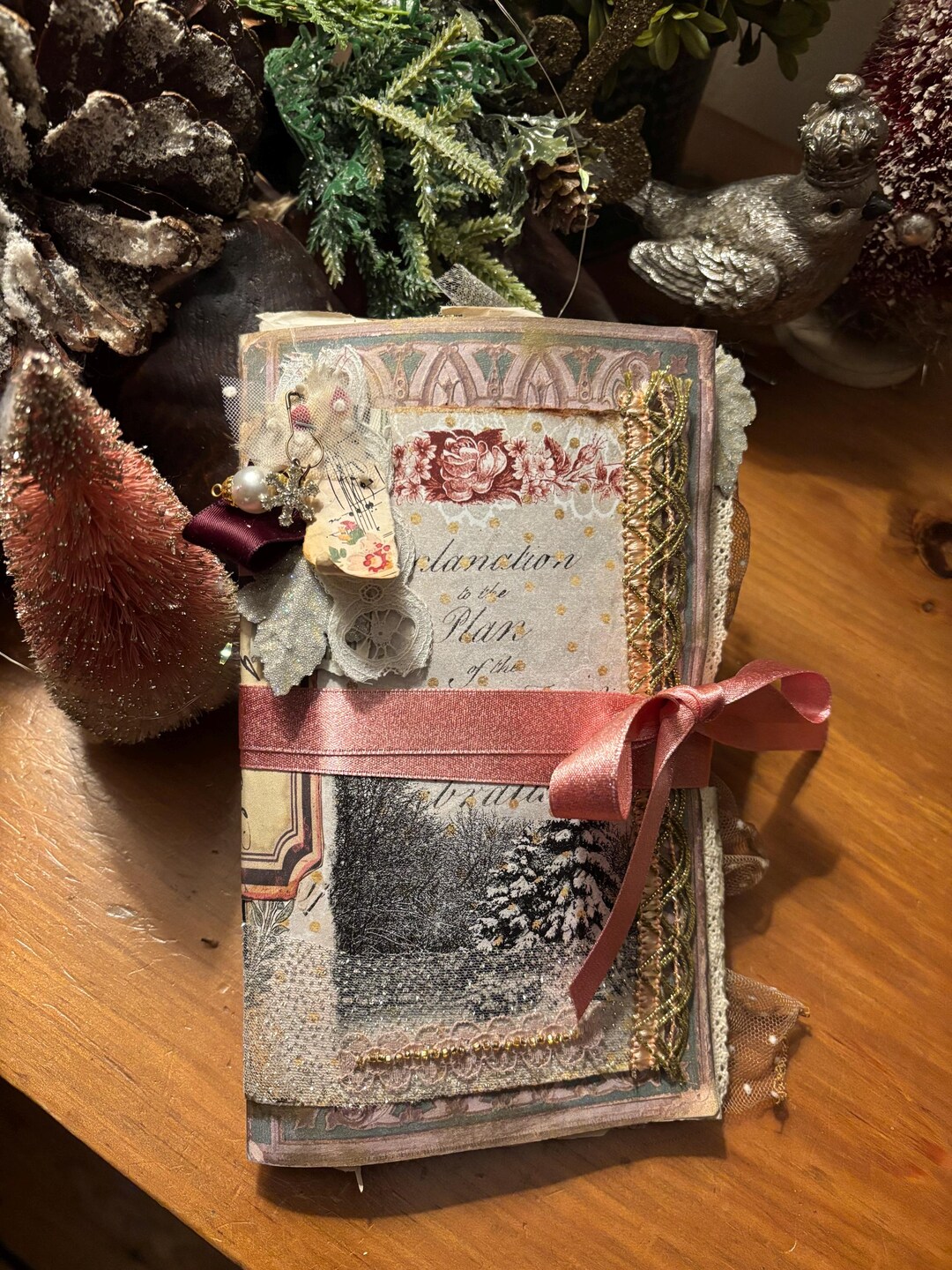 Christmas Junk Journal noel, Scrapbook Junk Journal, Holiday Mixed ...