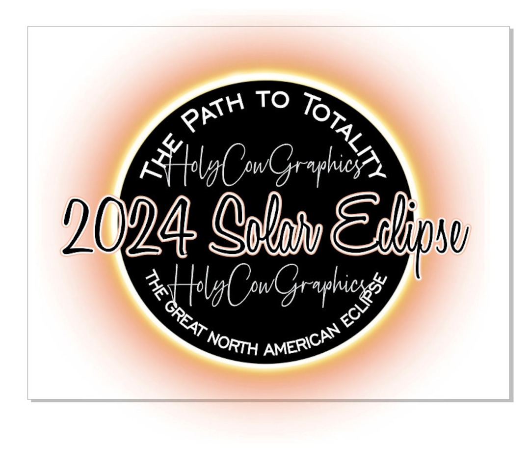 Solar Eclipse Sublimation Design PNG / 2024 Solar Eclipse Tshirt Design ...