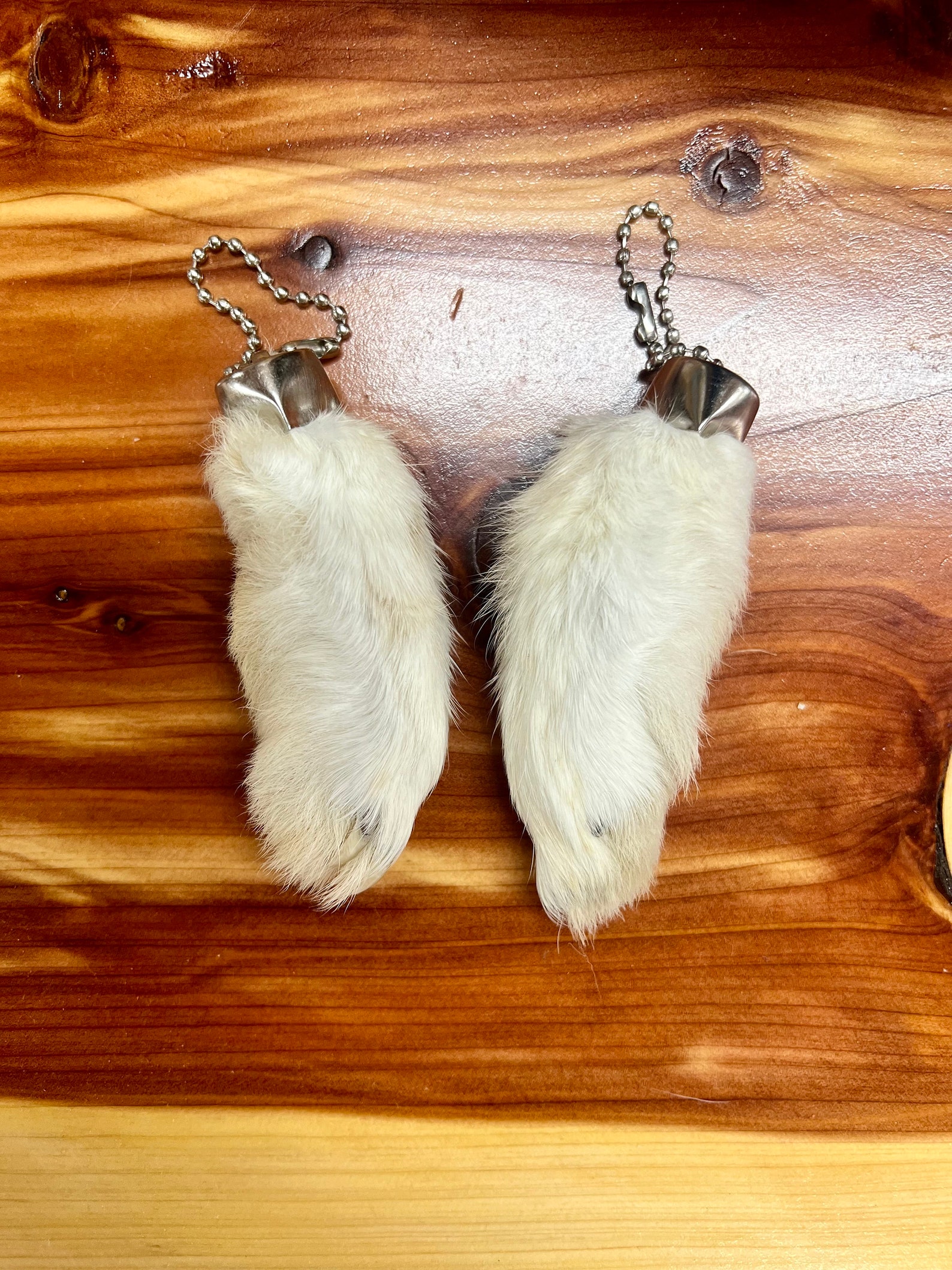 Rabbits Foot Keychain / Real Rabbits Foot / Lucky Rabbits Foot ...