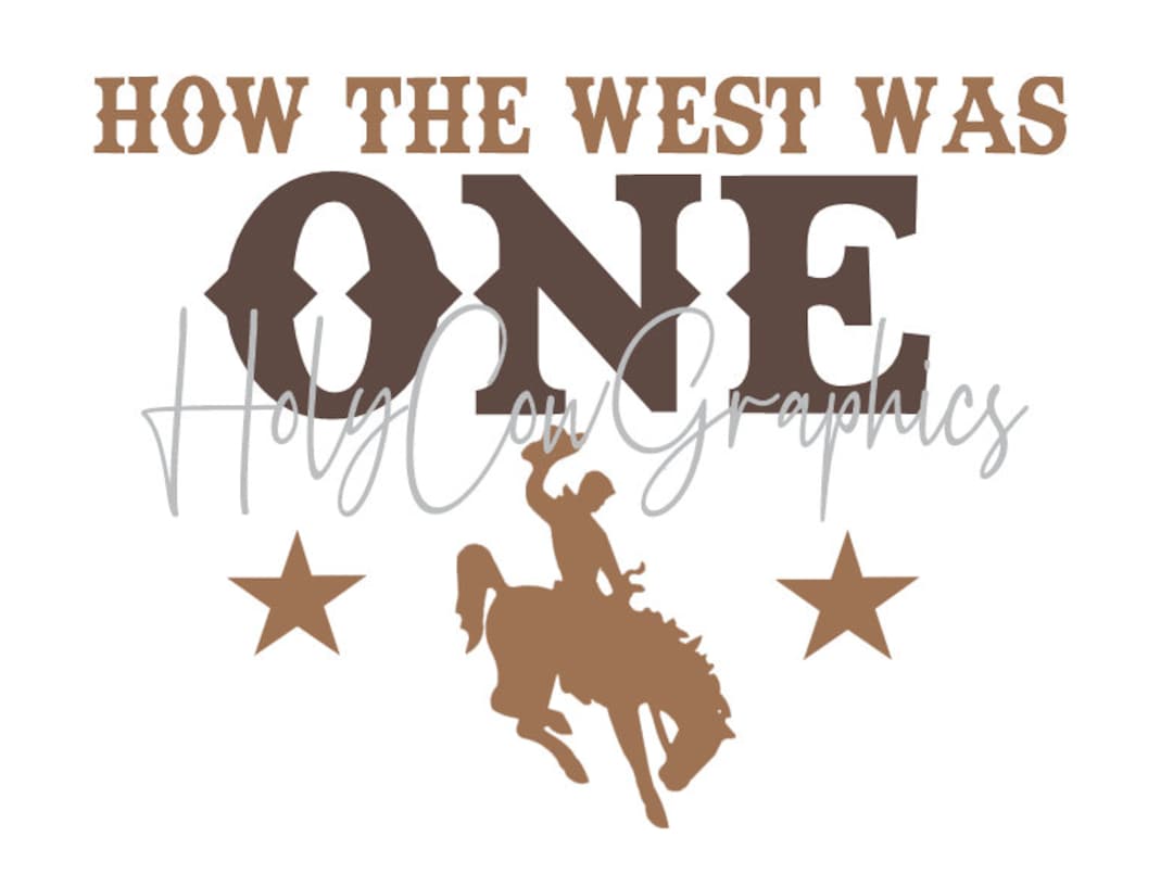 How the West Was One Design PNG / Western Rodeo Kids Tshirt Design ...