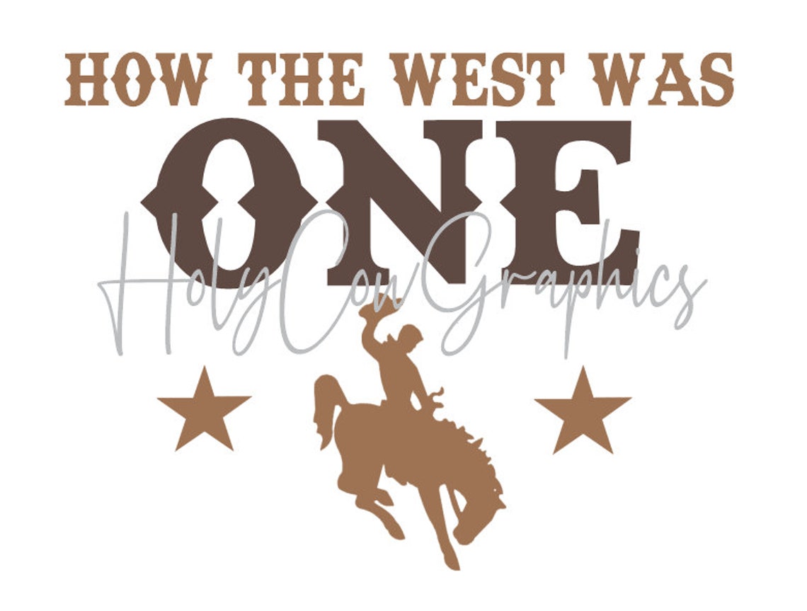 How the West Was One Design PNG / Western Rodeo Kids Tshirt Design ...