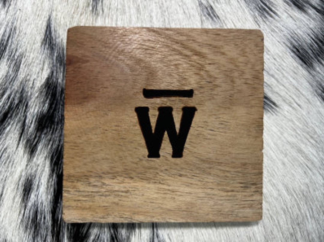 Custom Brand Coasters Personalized Ranch Gifts Western Brand Square ...
