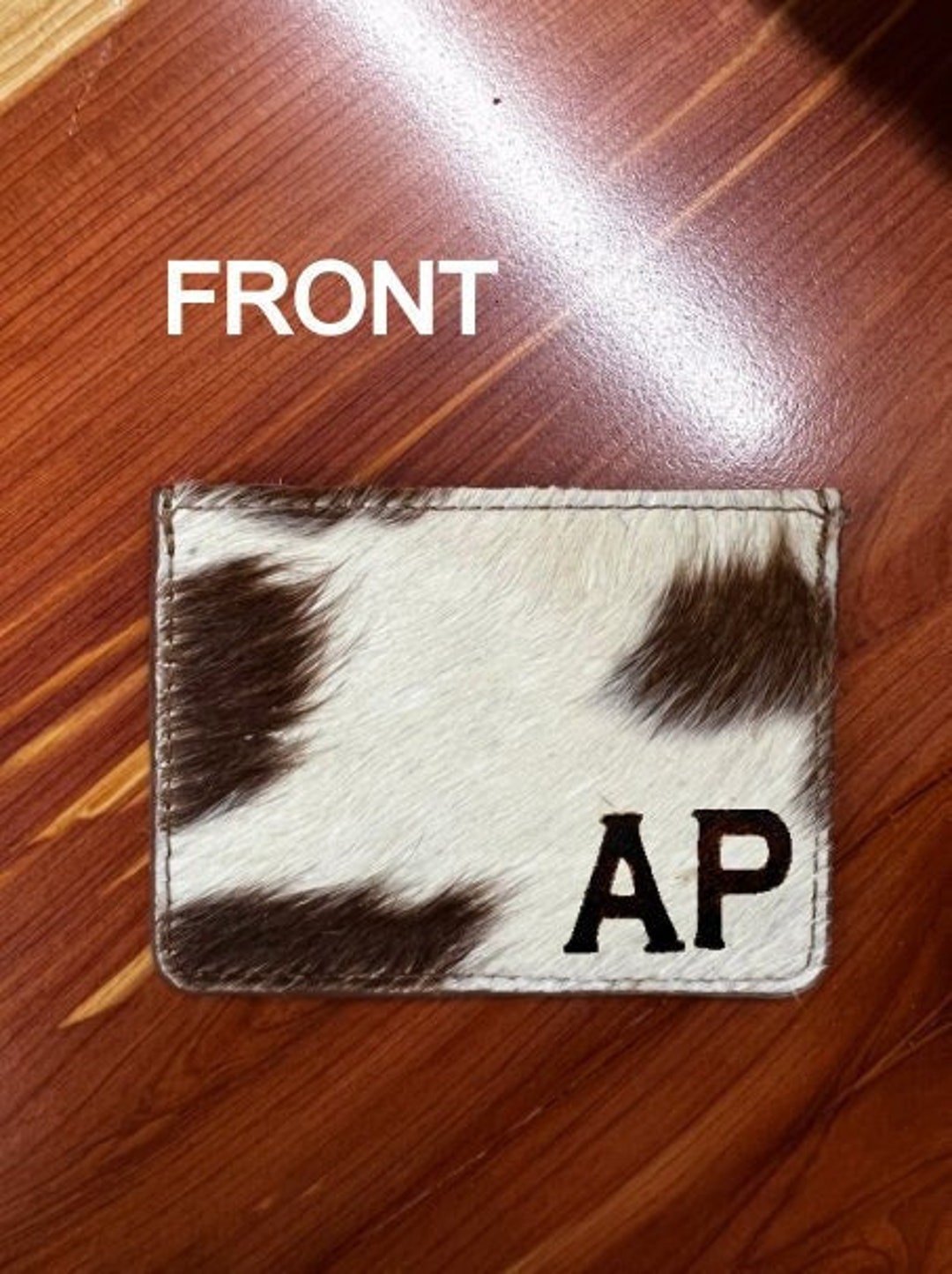 Custom Brand Card Holder | Personalized Ranch Gifts | Western Cowhide ...