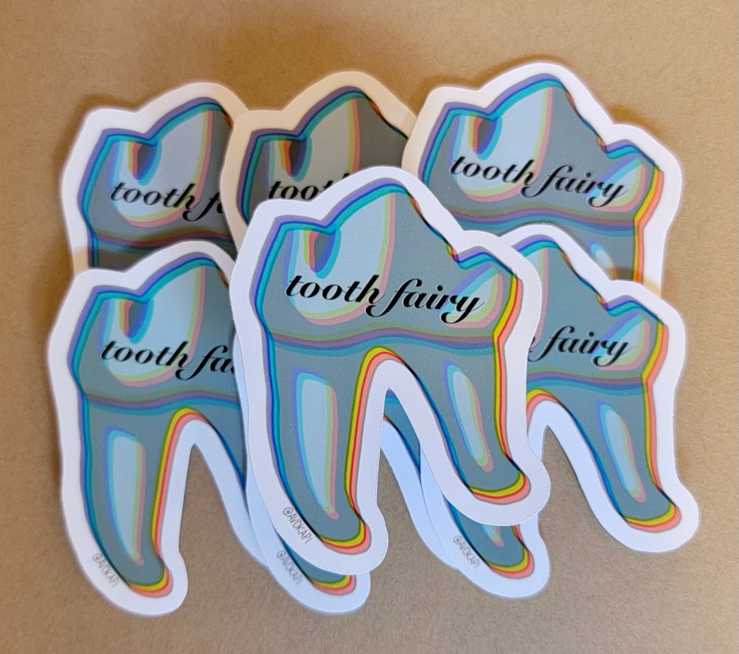 Tooth Fairy Sticker ~ Dentistry Sticker ~ Veterinary Technician Sticker ...