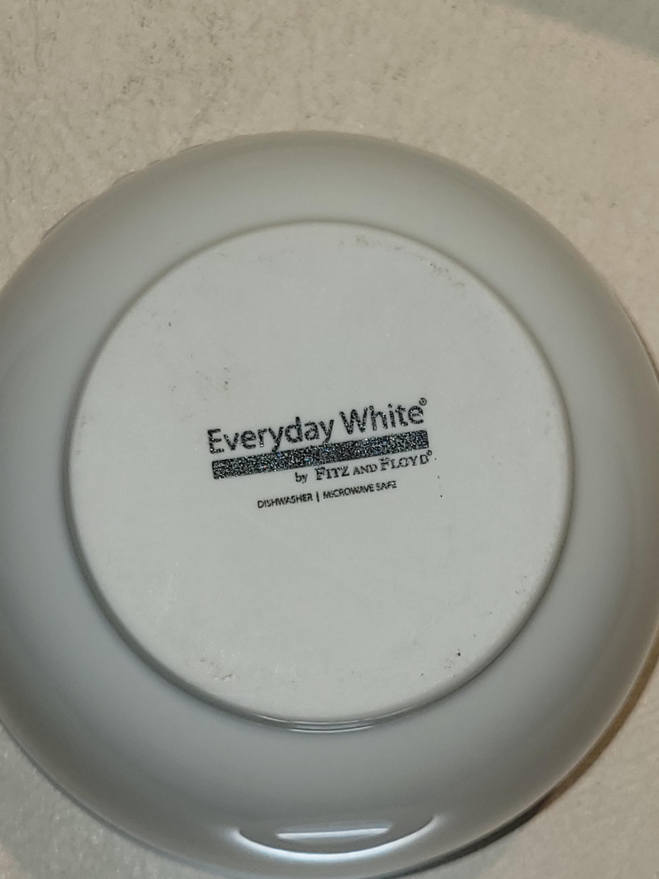 Everyday White Fitz and Floyd Deep Serving Bowl Smash Porcelain - Etsy