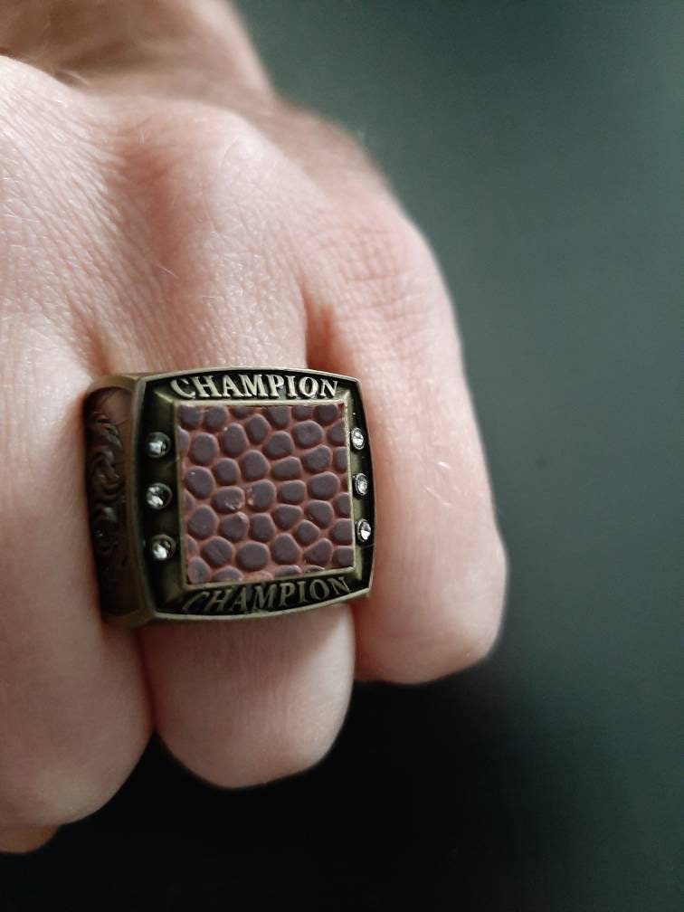 Authentic Football Champion Ring - Etsy