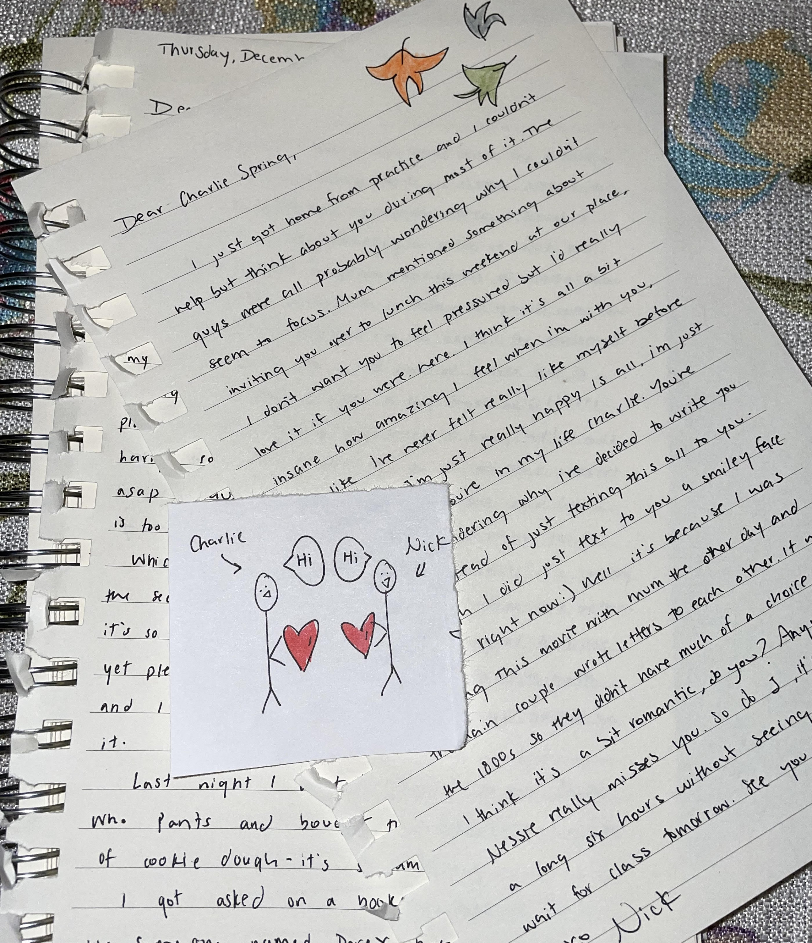 Heartstopper Handwritten Letters - Etsy
