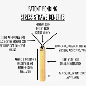 Stress Straws 3-pack Jewelry Gift Set-bamboo Mindful Breathing ...