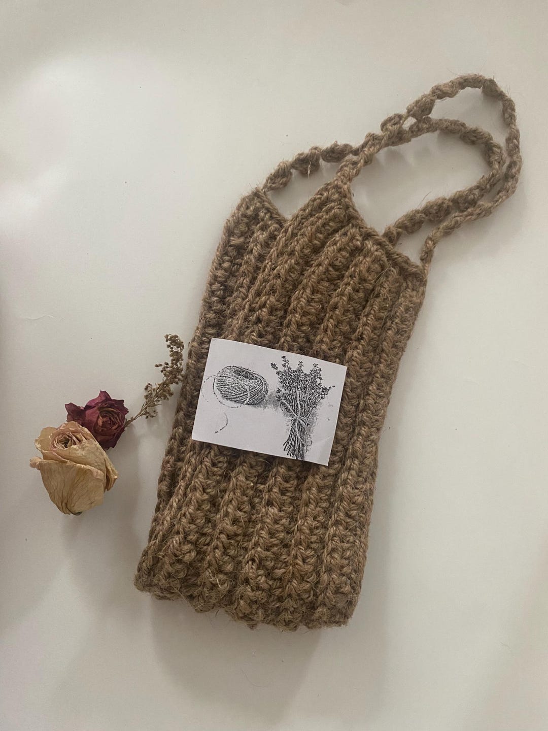 Natural Jute Washcloth. Exfoliating Body Scrubber. Anti Cellulite Brush ...