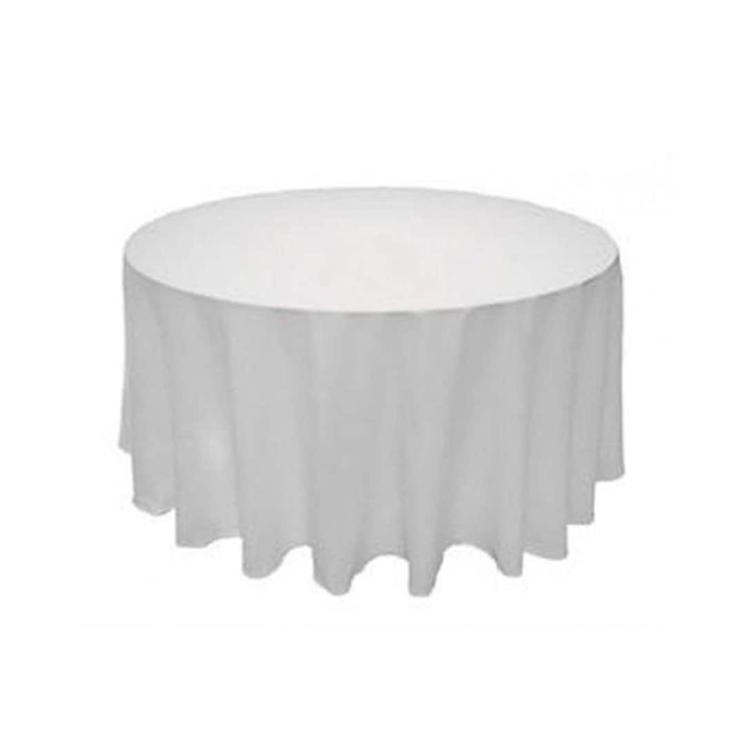 Round White Tablecloth Table Cover Cloth, Wedding Decor - Etsy