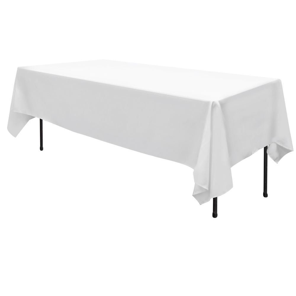 Rectangle White Tablecloth Table Cover Cloth Wedding Decor - Etsy