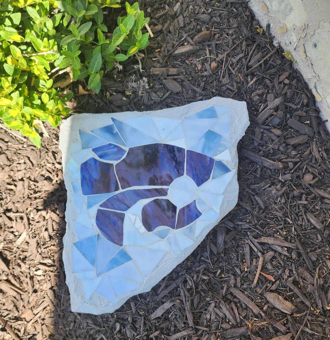 KSU KSTATE WILDCAT Stained Glass Mosaic Stepping Stone - Etsy