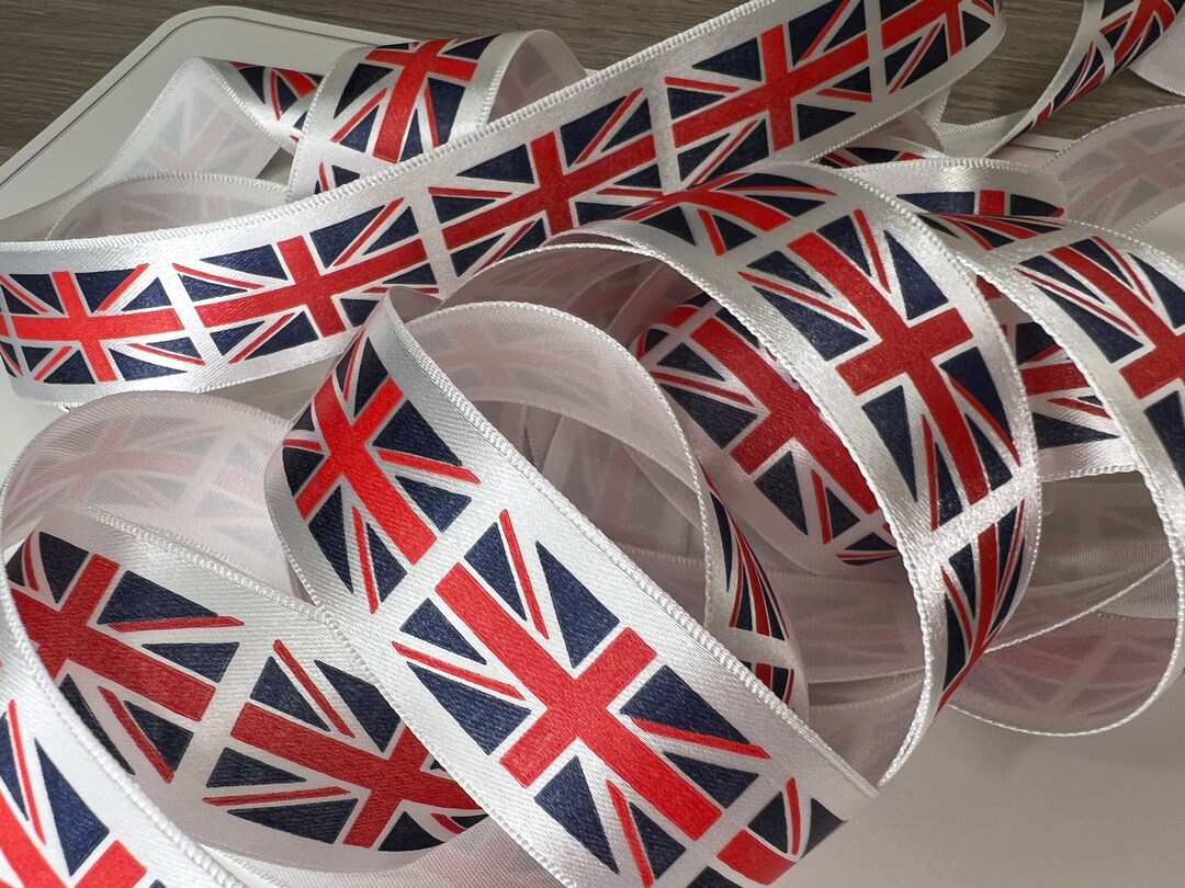 Union Jack Ribbon, King Charles Coronation Street Party Decoration ...