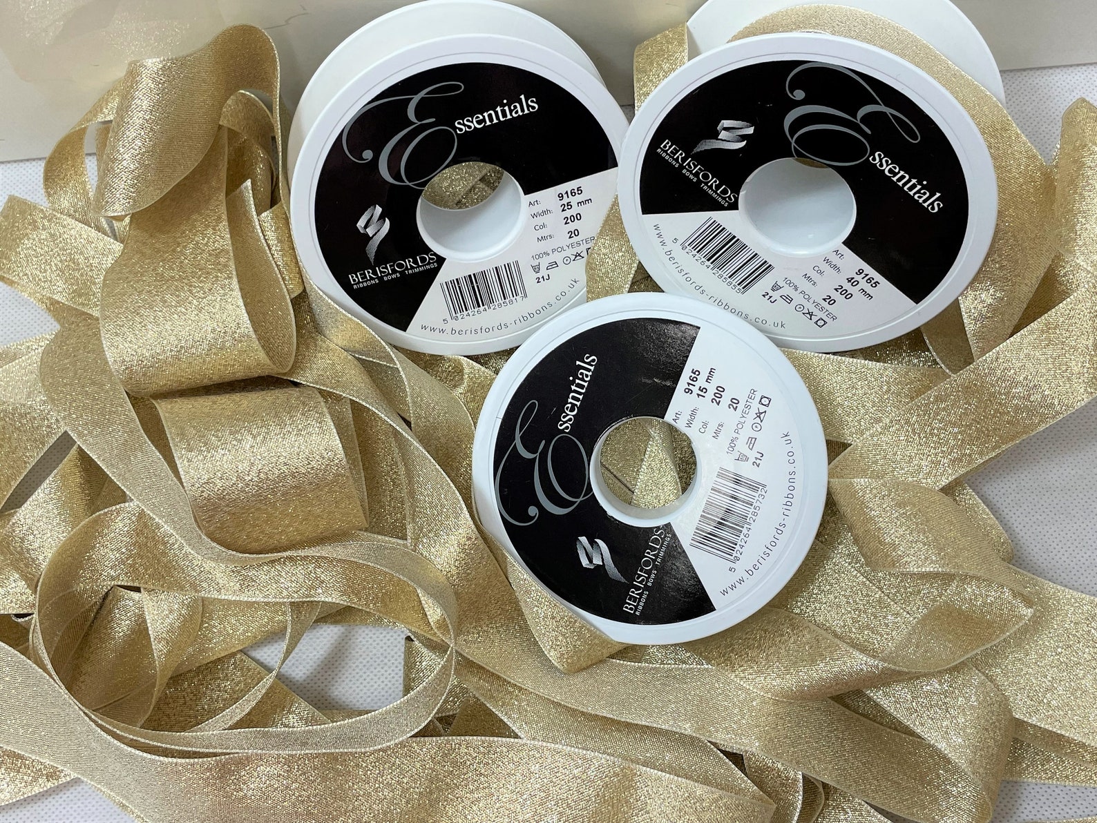 Gold Lame Ribbon Sparkling Glittering Metallic Ribbon 7 15 - Etsy