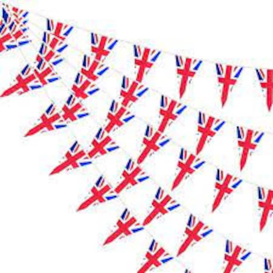 Triangle Union Jack Bunting Perfect for VE Day Street Parties - British ...
