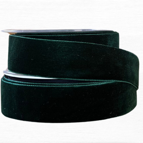 Green Velvet Ribbon - Etsy