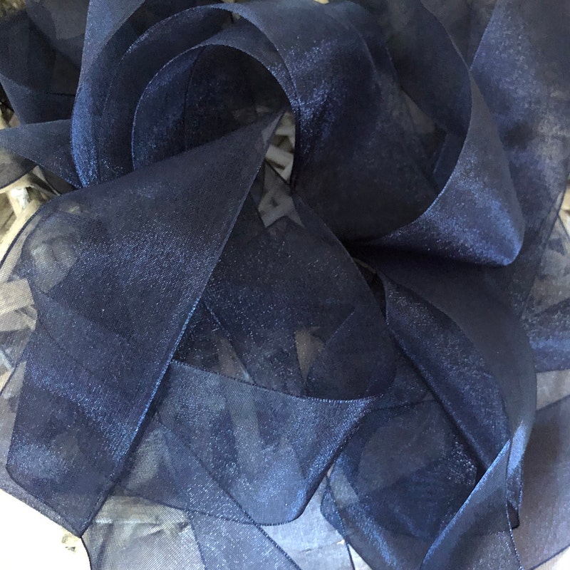 Sheer Navy Blue - Etsy