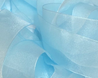 Sheer Blue Ribbon - Etsy