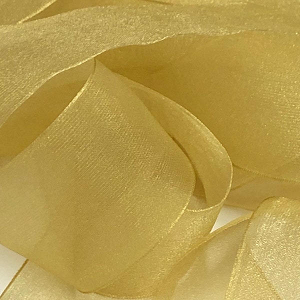 Gold Edge Ribbon - Etsy