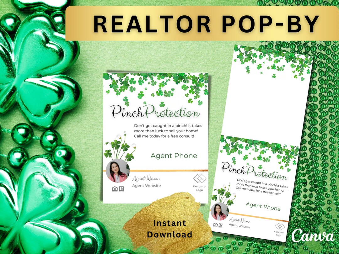 2024 March Real Estate Popby St. Patricks Day Popby Realtor Popby Real ...