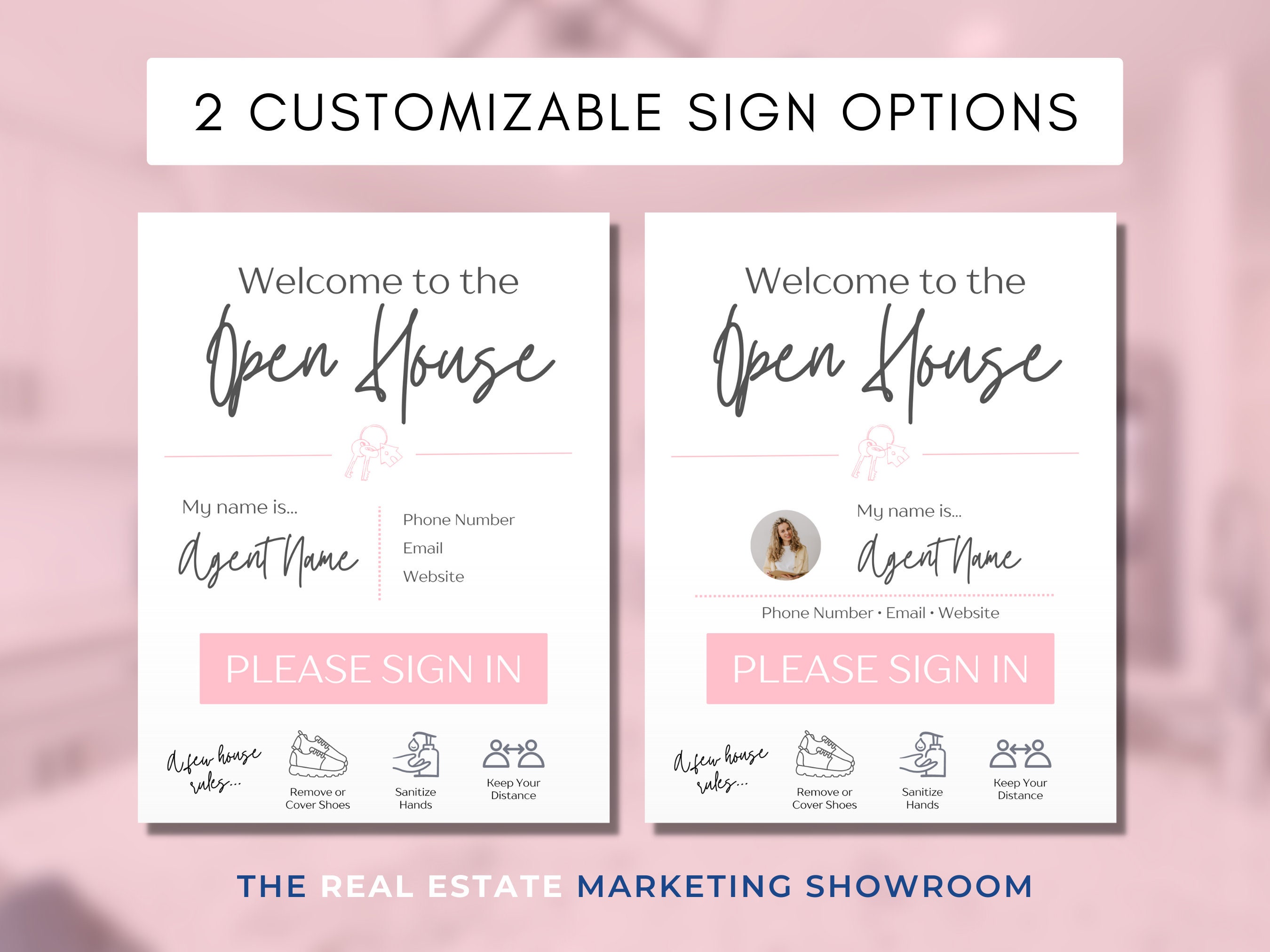 Editable Open House Sign-in Sheets Real Estate Printable Real Estate ...