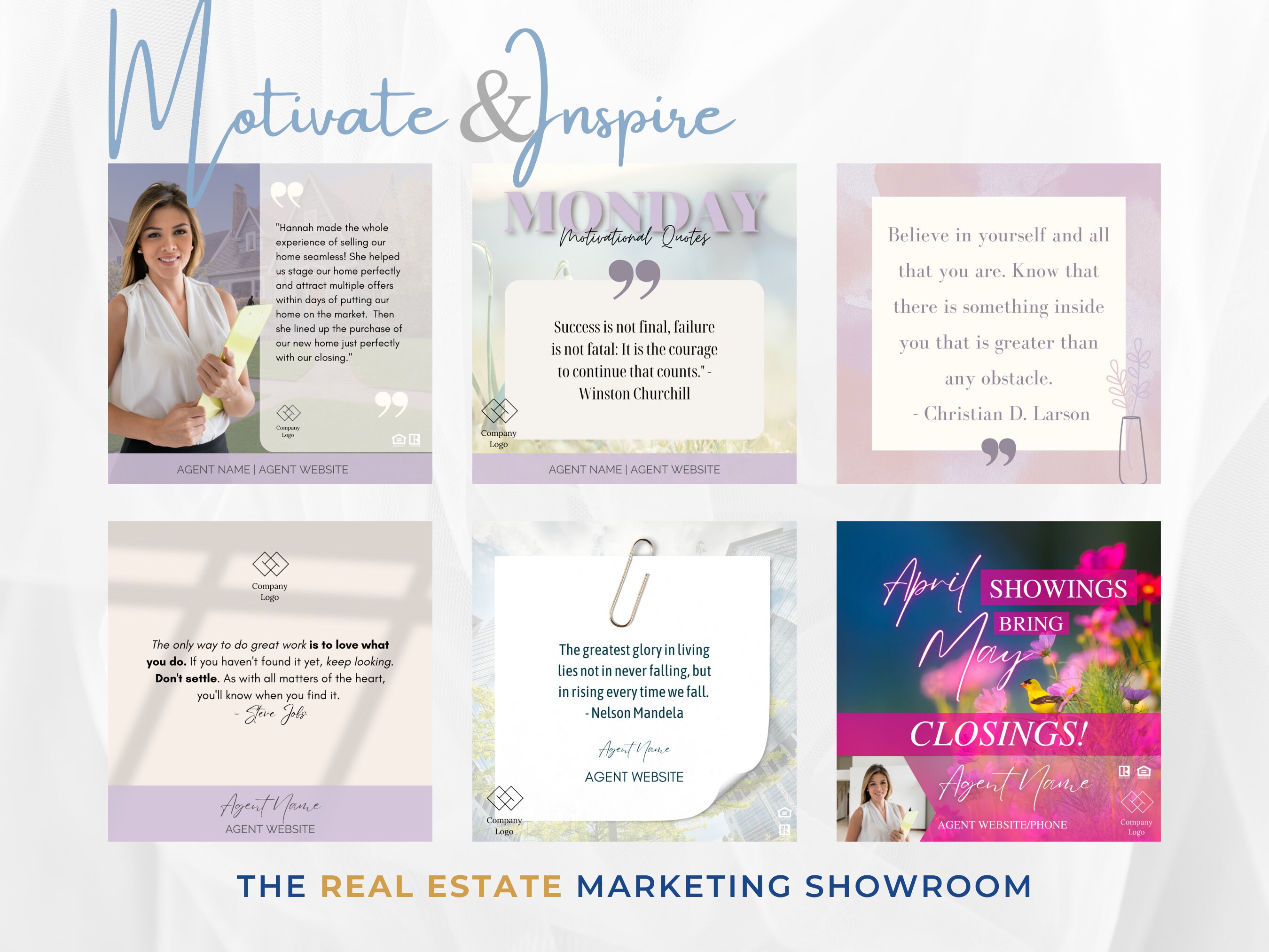 Real Estate April Facebook Post Marketing Templates Canva Spring Easter ...