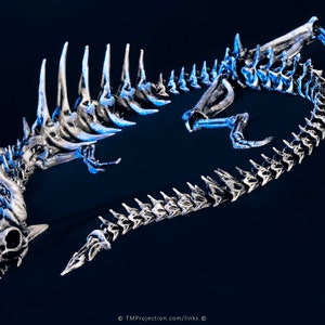 Skeleton Dragon DIGITAL FILES Articulated Fidget Toy Dead Skeletal ...