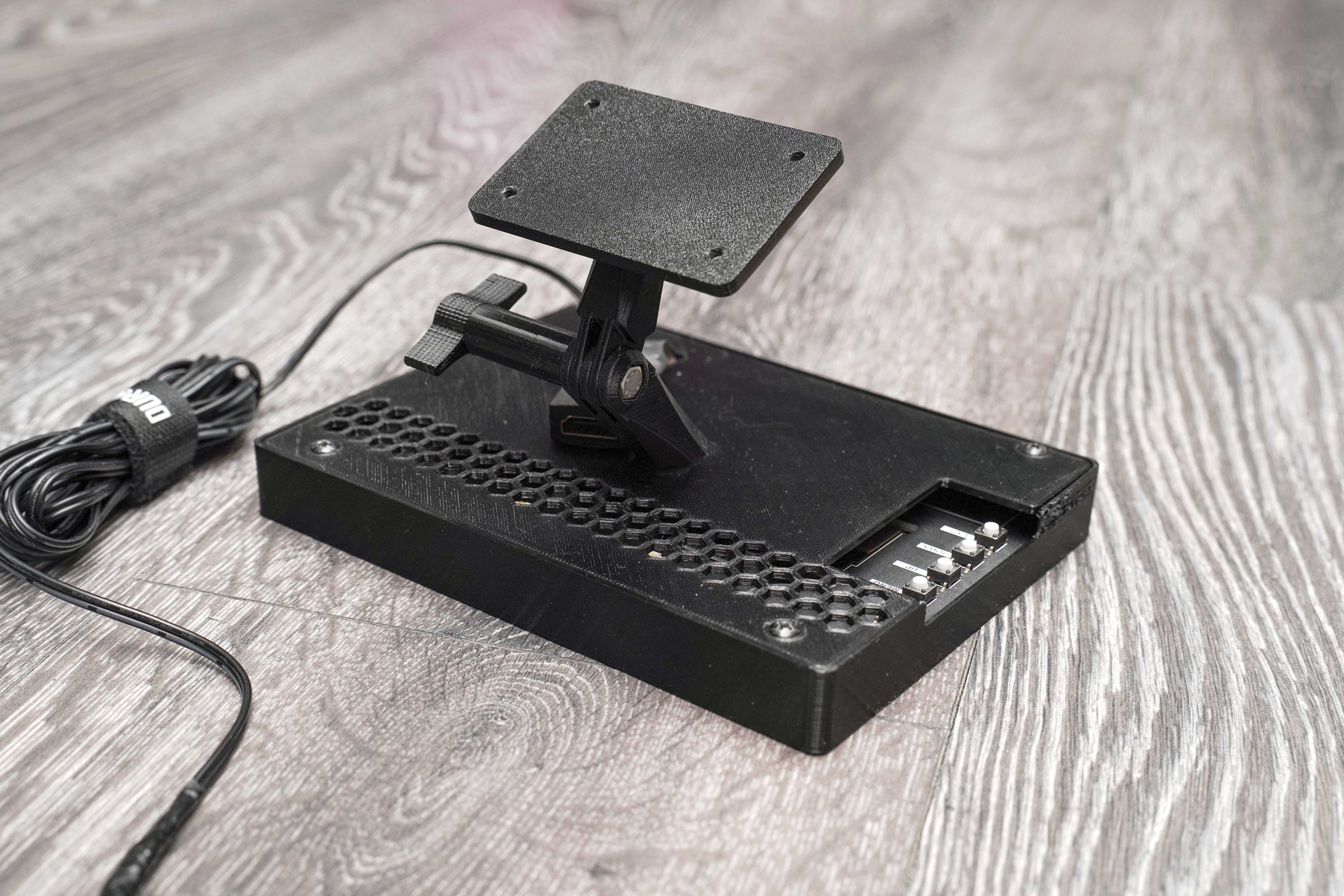 7 Inch LCD Tilting Monitor Mount for Raspberry Pi Hanging CCTV Panel Touch Screen HDMI Mini ...