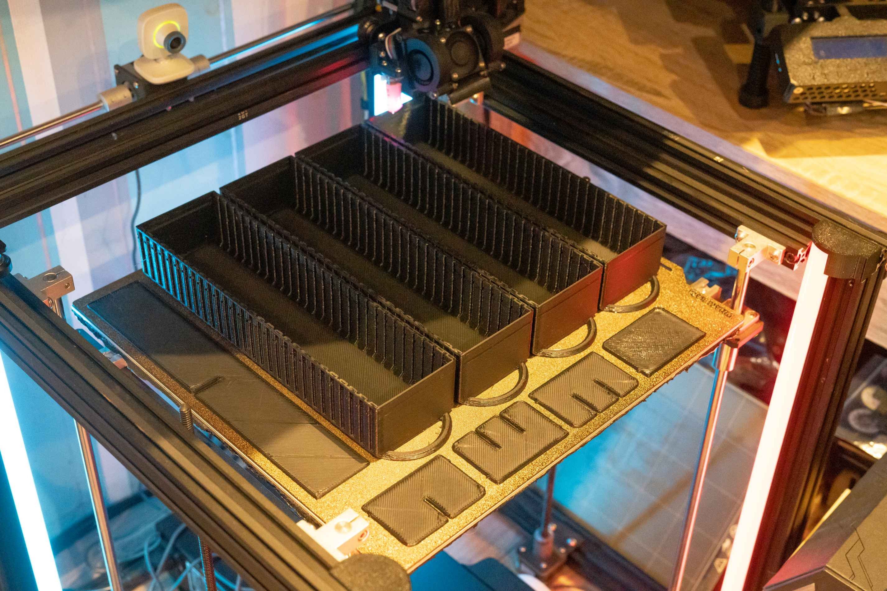 Compartment Storage Drawers, Separators, Drill Bit Organiser Slots 3D ...