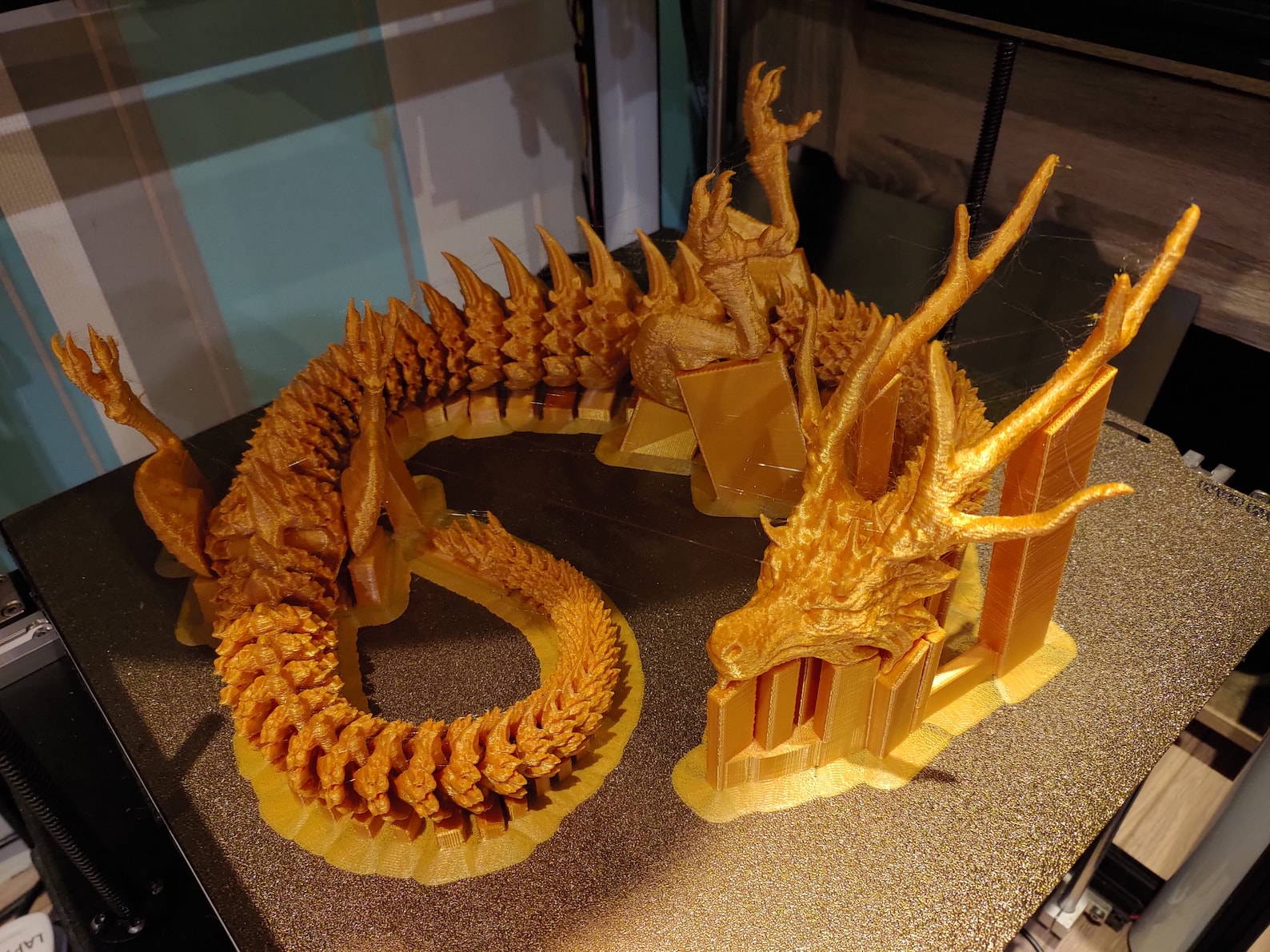 Japanese Forest Dragon Articulated Oriental Fidget Toy 3D PRINTING ...