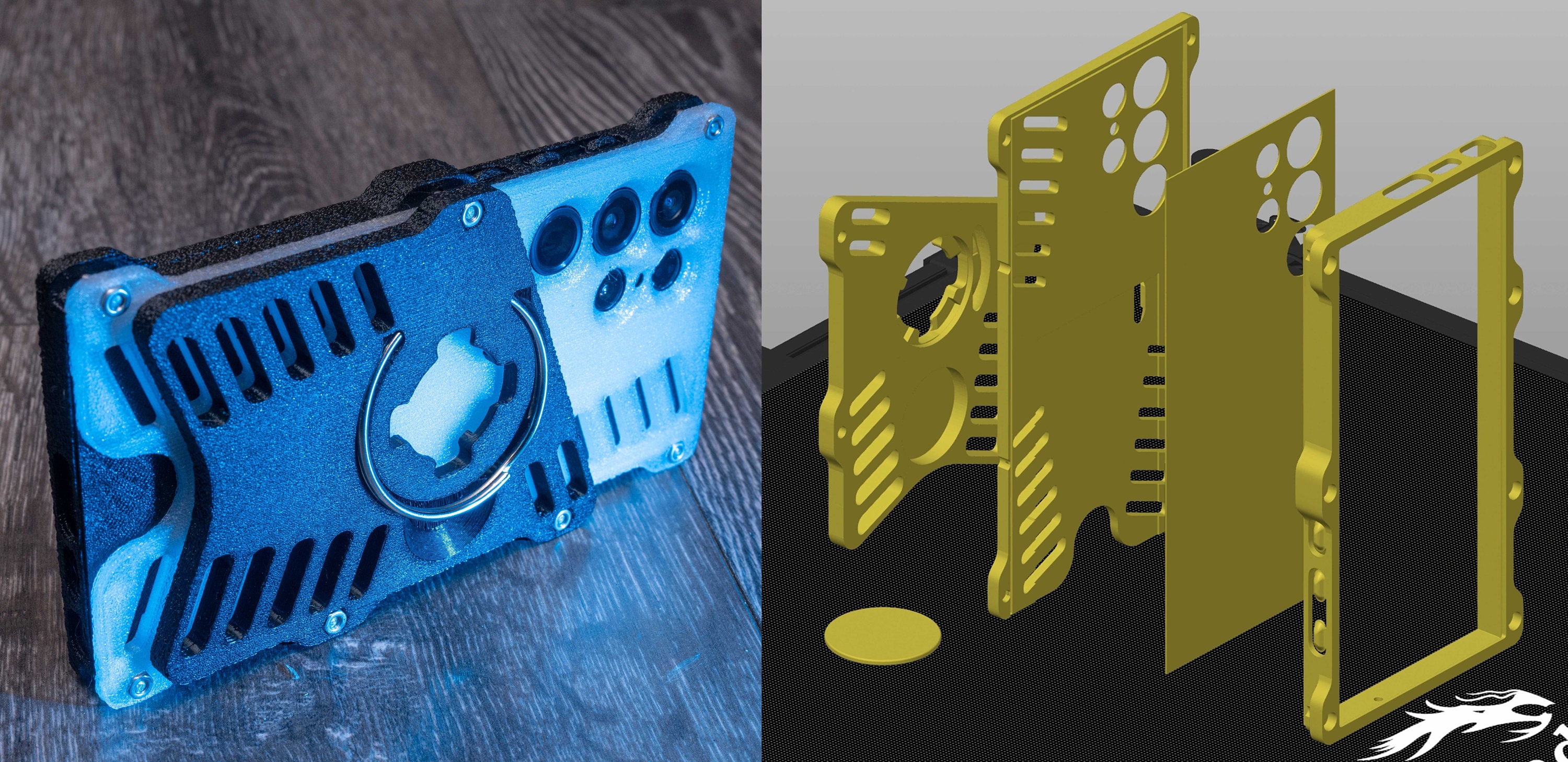 Samsung Galaxy S23 Ultra Phone Case 3D PRINTING FILES, Multi Functional ...