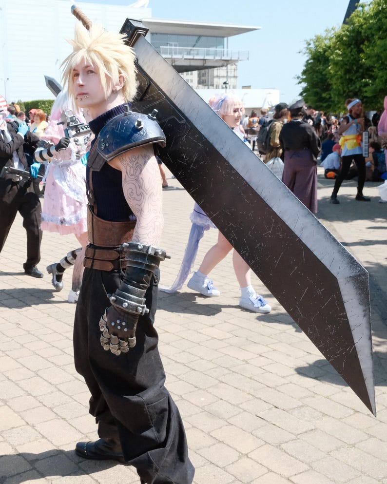 Cloud Strife Cosplay 3D Print Files: Armor, Sword + Tutorials (digital ...