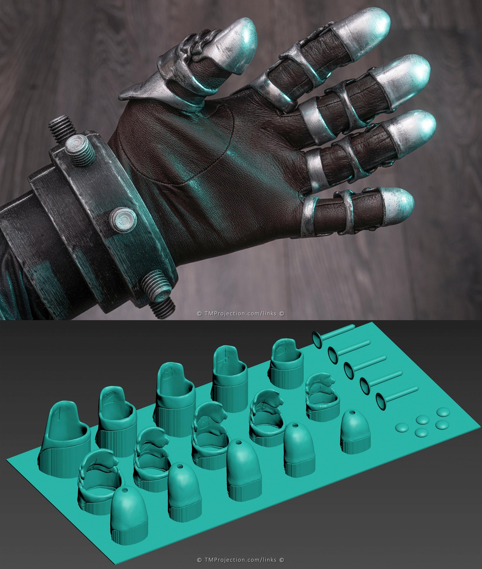Cloud Strife Fingers Armour 3D PRINTING FILES - Etsy