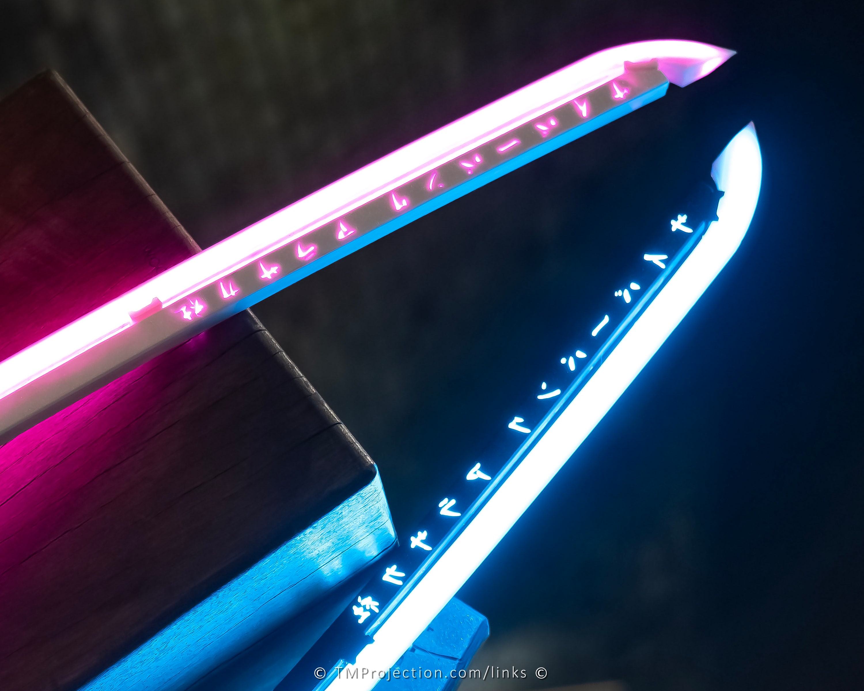 Cyberpunk 2077 PIXEL RGB LED Arasaka Thermal Katana V2, Sheath, Battery ...
