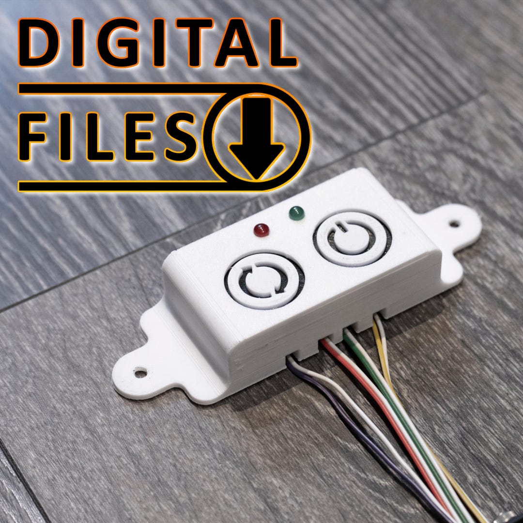 Personal Computer on off Reset Switch With LED Indicators Enclosure ...