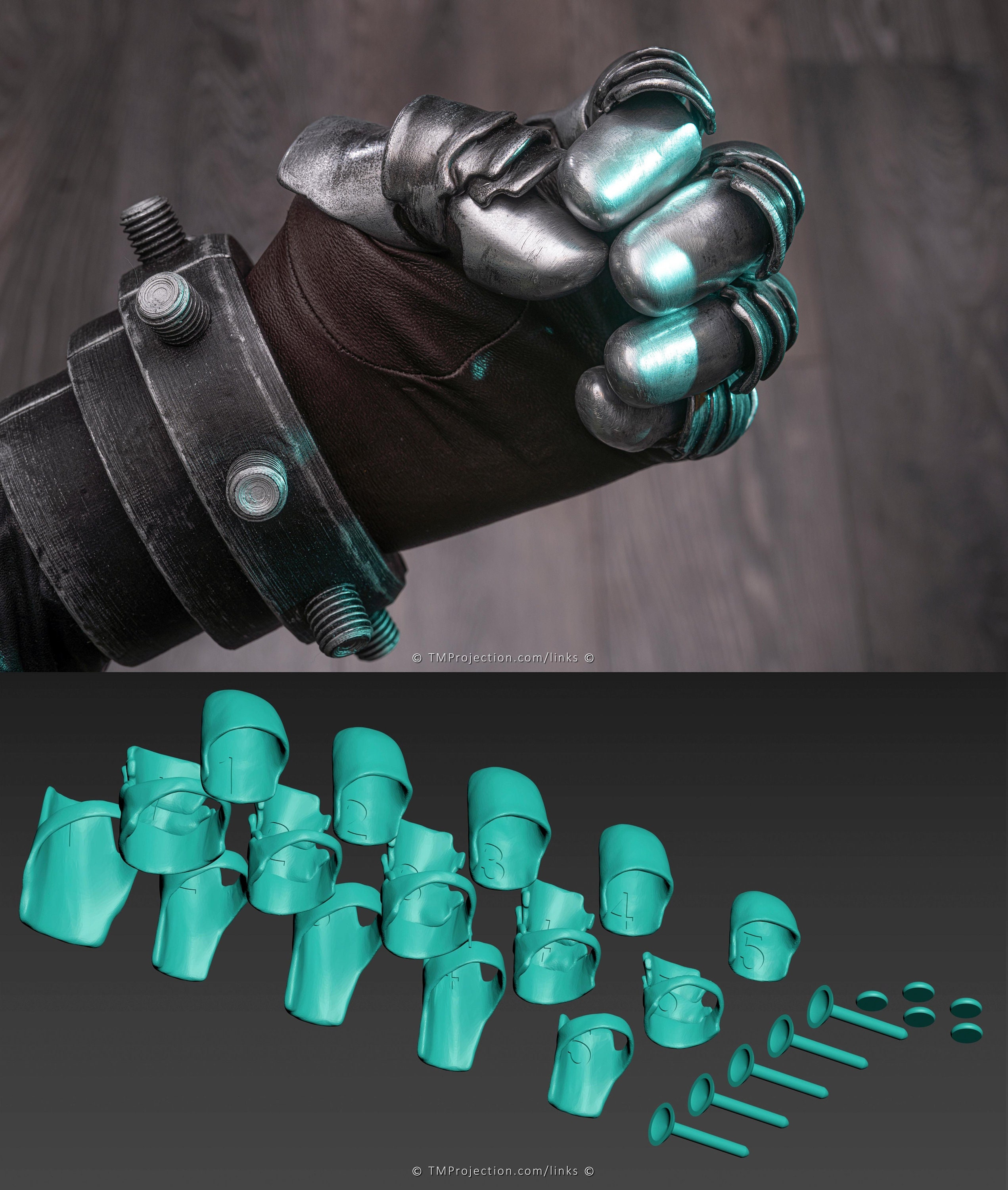 Cloud Strife Fingers Armour 3D PRINTING FILES - Etsy