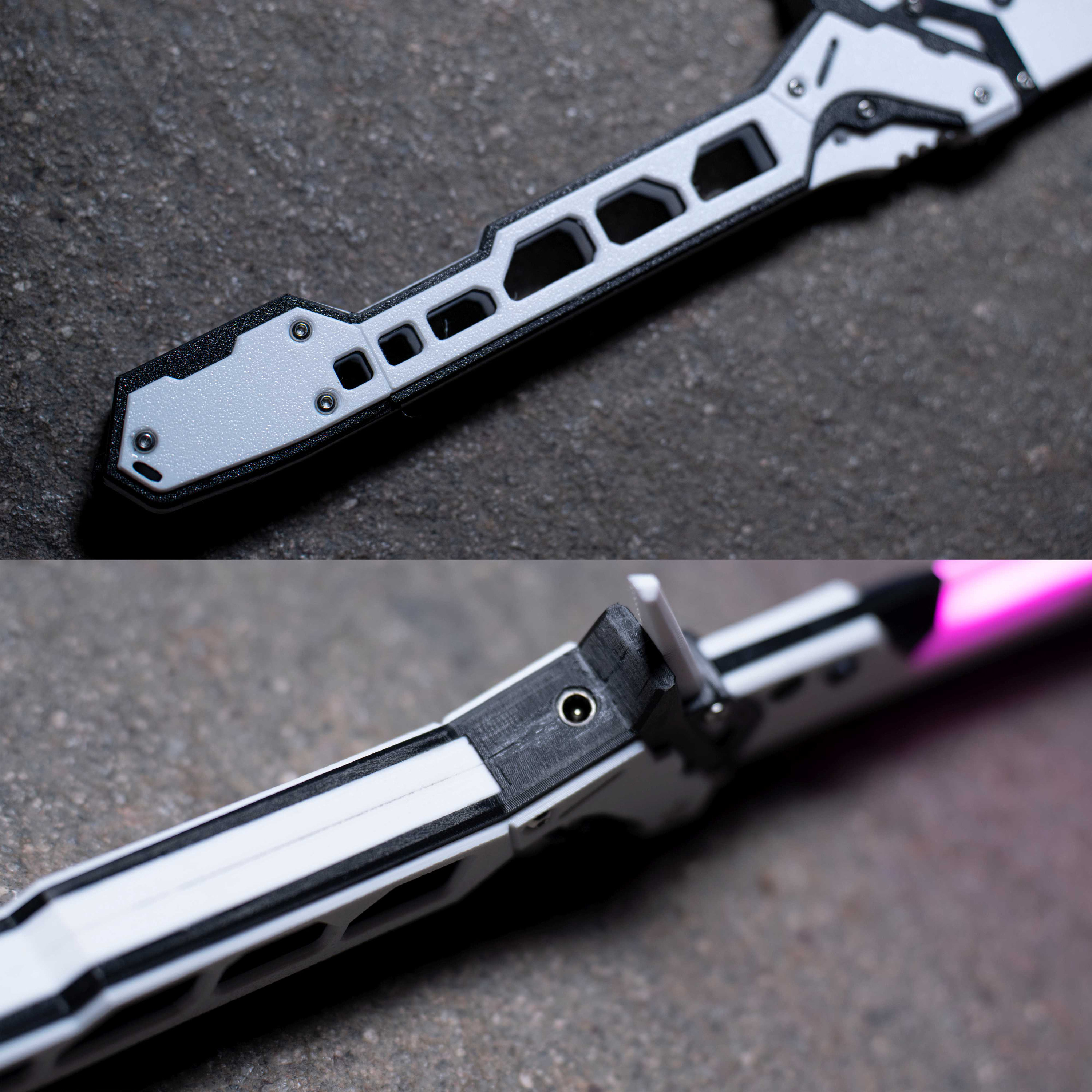 Cyberpunk 2077 PIXEL RGB LED Arasaka Thermal Katana V2, Sheath, Battery ...