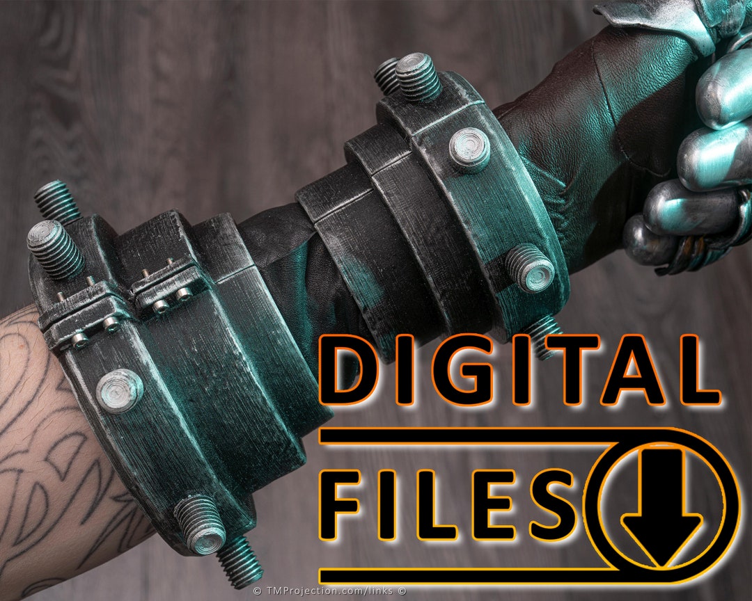 Cloud Strife Gauntlet 3D PRINTING FILES - Etsy