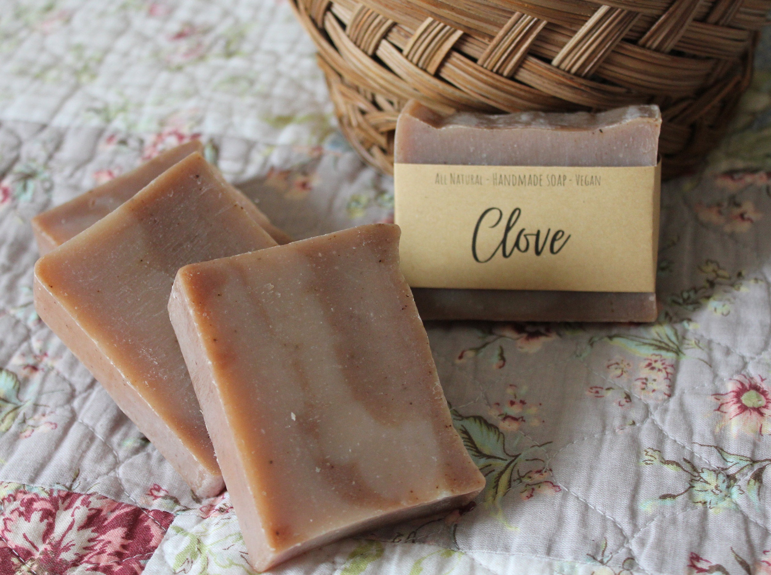 Clove All Natural Bar Soap Vegan Handmade Soap Cold Etsy